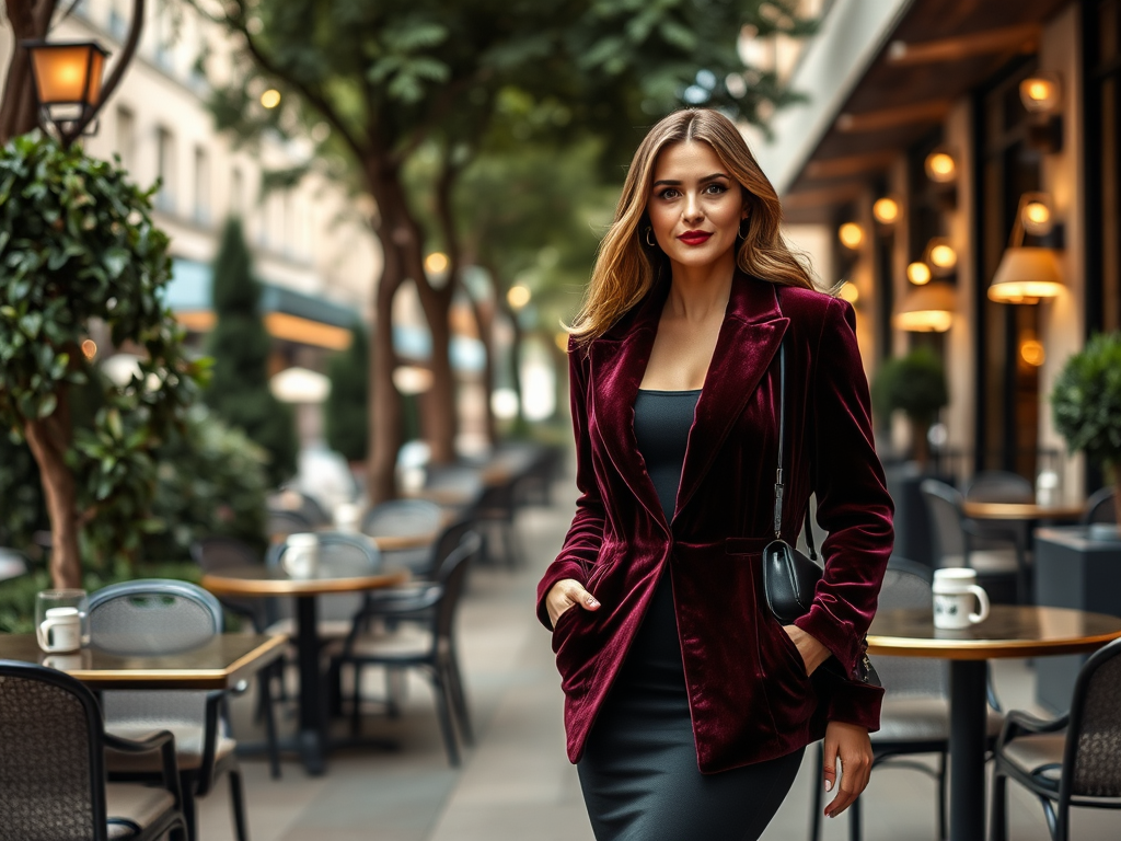Robe Noire : Les Meilleures Vestes en Velours pour un Look Chic et Élégant
